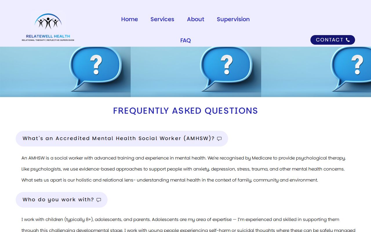 RWH FAQ